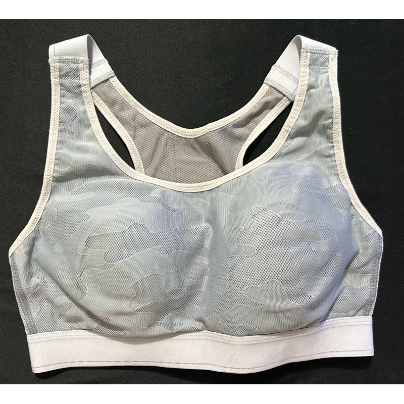 華歌爾 運動背心涼爽冰涼運動內衣 罩杯雙W運動內衣 灰D-3L | 蝦皮購物