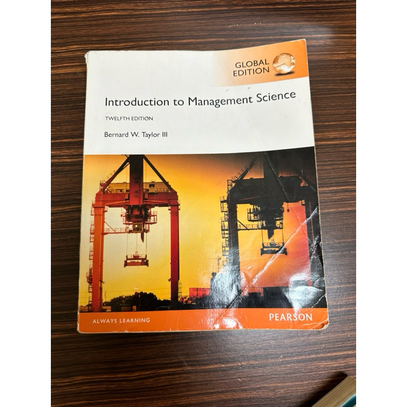 Introduction to Management Science (12 edition)二手原文教科書 | 蝦皮購物