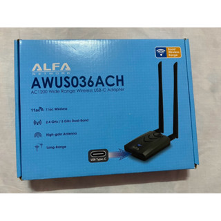 ALFA NETWORK AWUS036ACH AC1200 Wide Range Wireless USB-C | 蝦皮購物