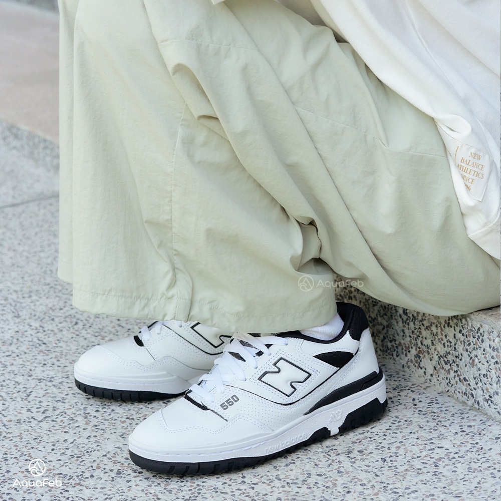 New Balance 550 男女 黑白 熊貓 復古 穿搭 潮流 運動 休閒鞋 BB550HA1 | 蝦皮購物