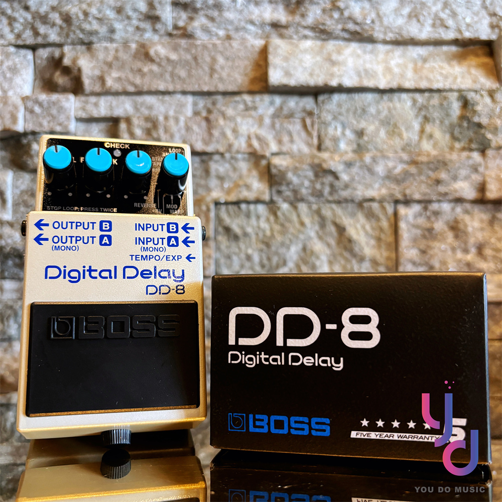 分期免運 贈專用變壓器 Boss DD-8 Digital Delay 電 木 吉他 延遲 效果器 空間系 五年保固 | 蝦皮購物