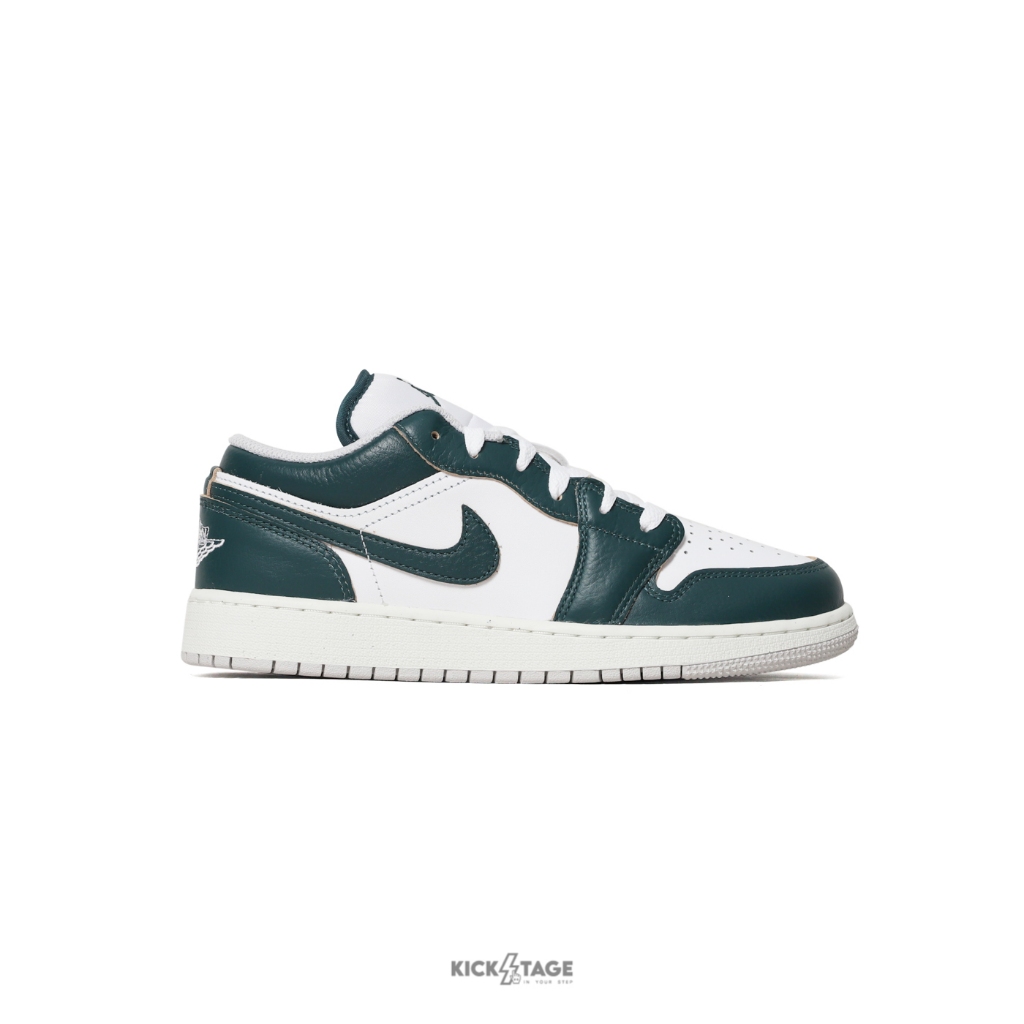 NIKE AIR JORDAN 1 LOW 白綠 奶油底 休閒鞋 大童鞋 女生尺寸【FQ8041-300】AJ1 | 蝦皮購物