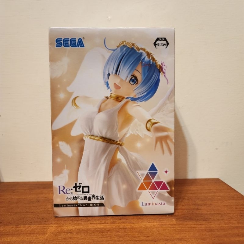 正版 SEGA Luminasta Re:從零開始的異世界生活 雷姆 熾天使 景品 公仔 re0 | 蝦皮購物