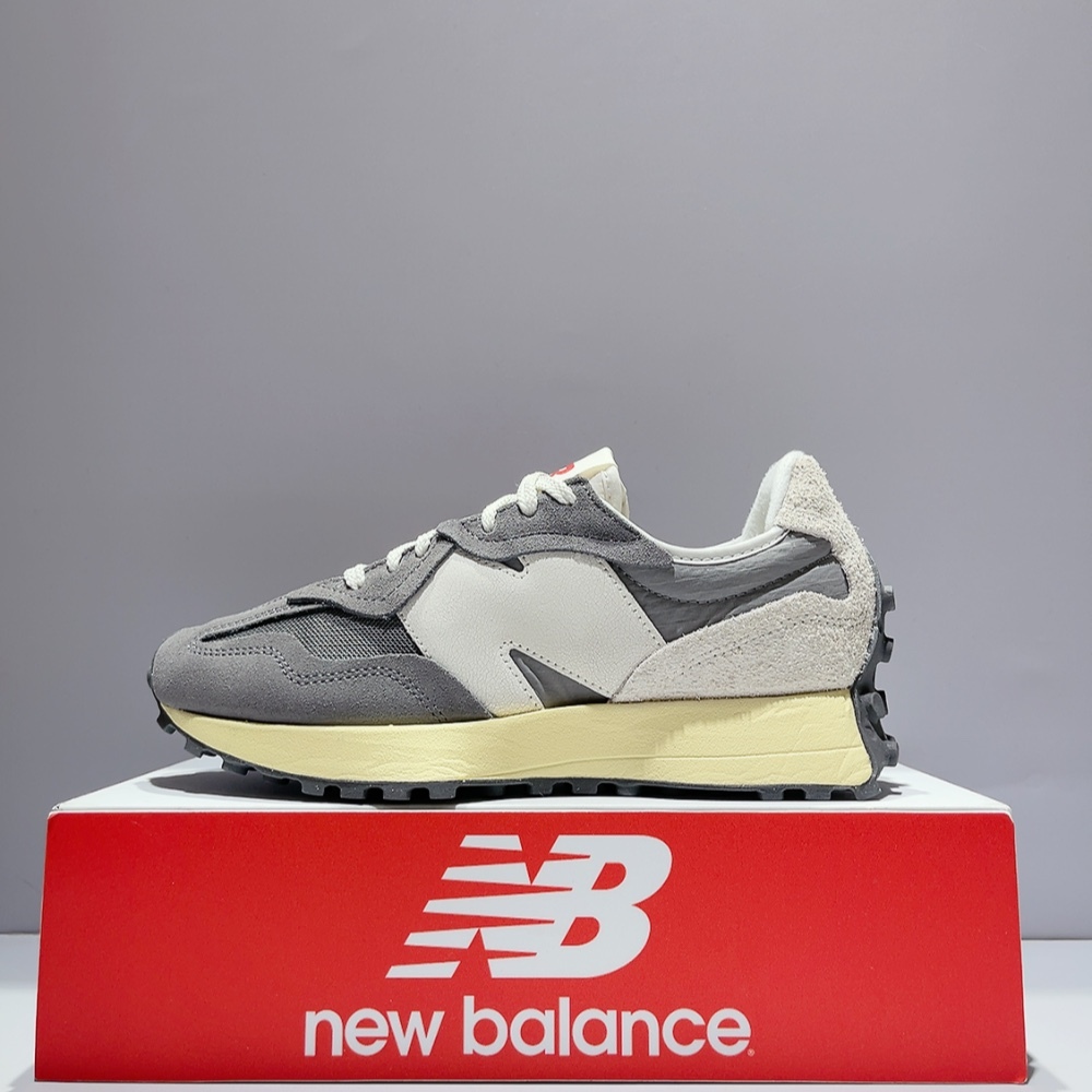 New Balance NB 327 D楦 復古休閒鞋 麂皮 透氣 中性 男女 情侶鞋 深灰 U327WRF | 蝦皮購物