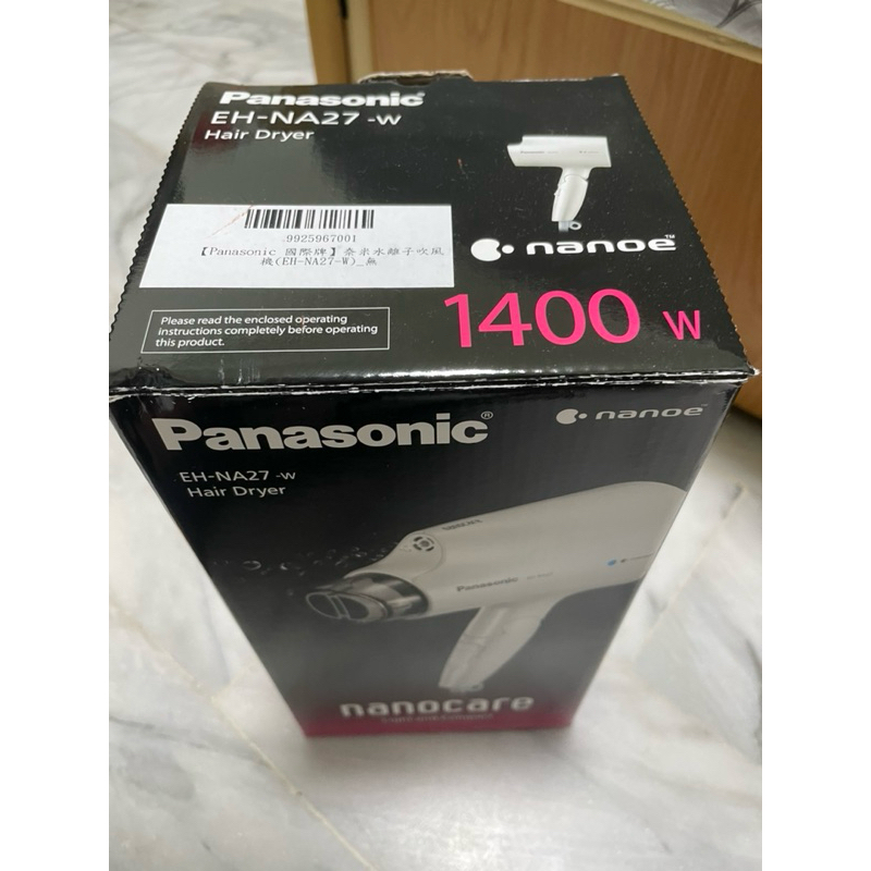 Panasonic國際牌 奈米水離子吹風機（EH-NA27-W) | 蝦皮購物