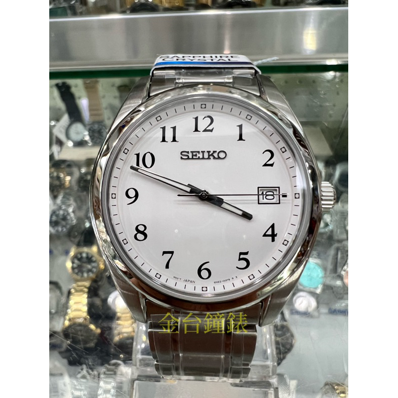 【金台鐘錶】SEIKO精工SUR459P1(藍寶石水晶鏡面) 時尚鋼帶 防水100米 男錶 40mm (數字面) | 蝦皮購物