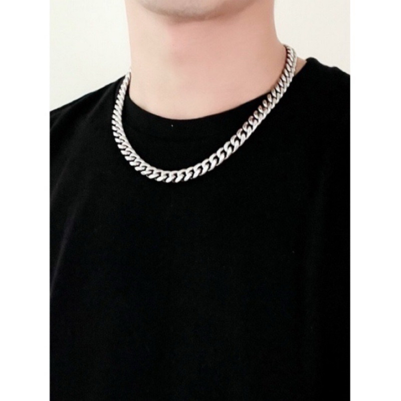 鈦鋼古巴項鍊 (6mm*50cm) | 蝦皮購物