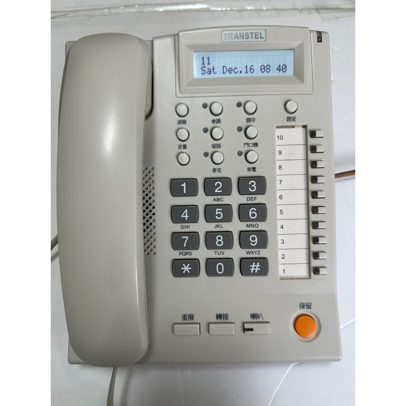 聲寶 S-5D = TRANSTEL TDS-512 傳康 DK7-5DL 電話機 共用 | 蝦皮購物