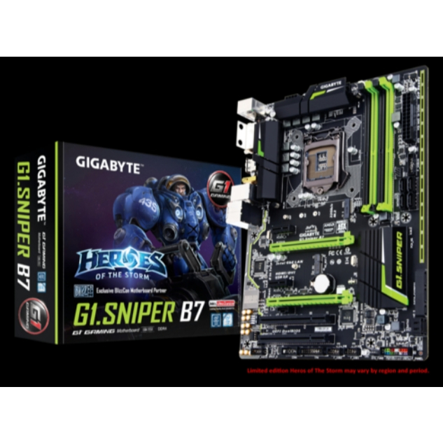 技嘉 G1.Sniper B7 6代及7代CPU專用(B150 B250 Z170 Z270 I5 6400 7400 | 蝦皮購物