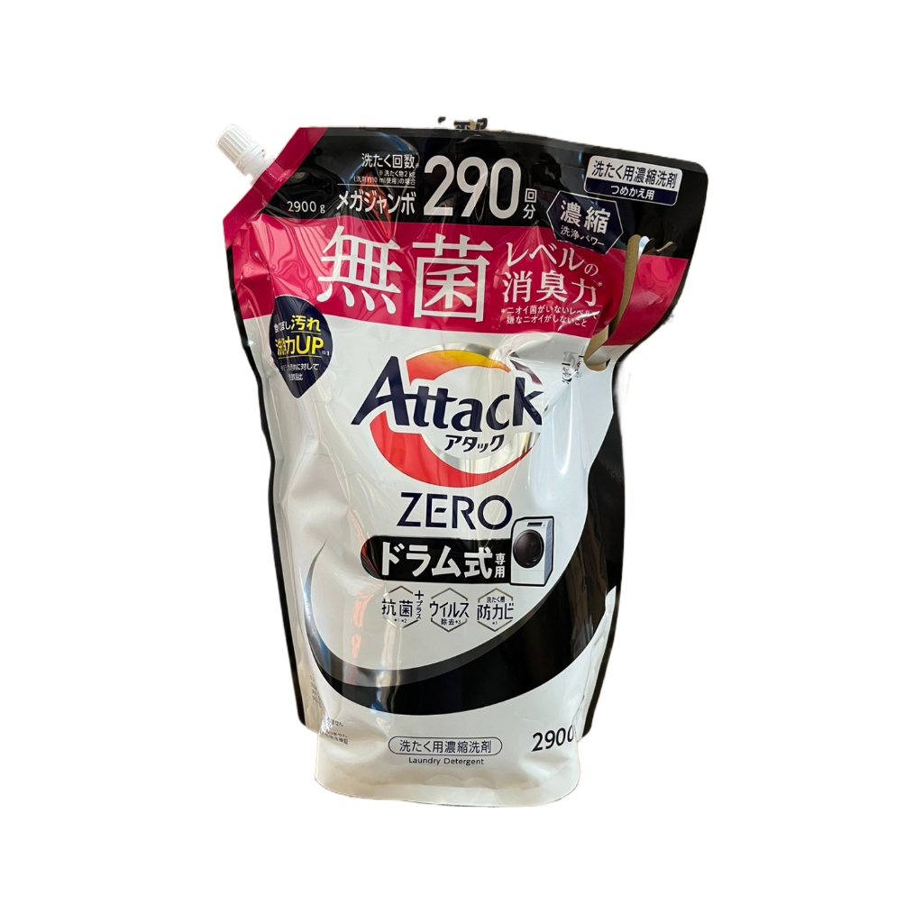 蘭運日本~日本 花王 KAO attack zero洗衣精 滾筒式專用 2700g 2900g | 蝦皮購物