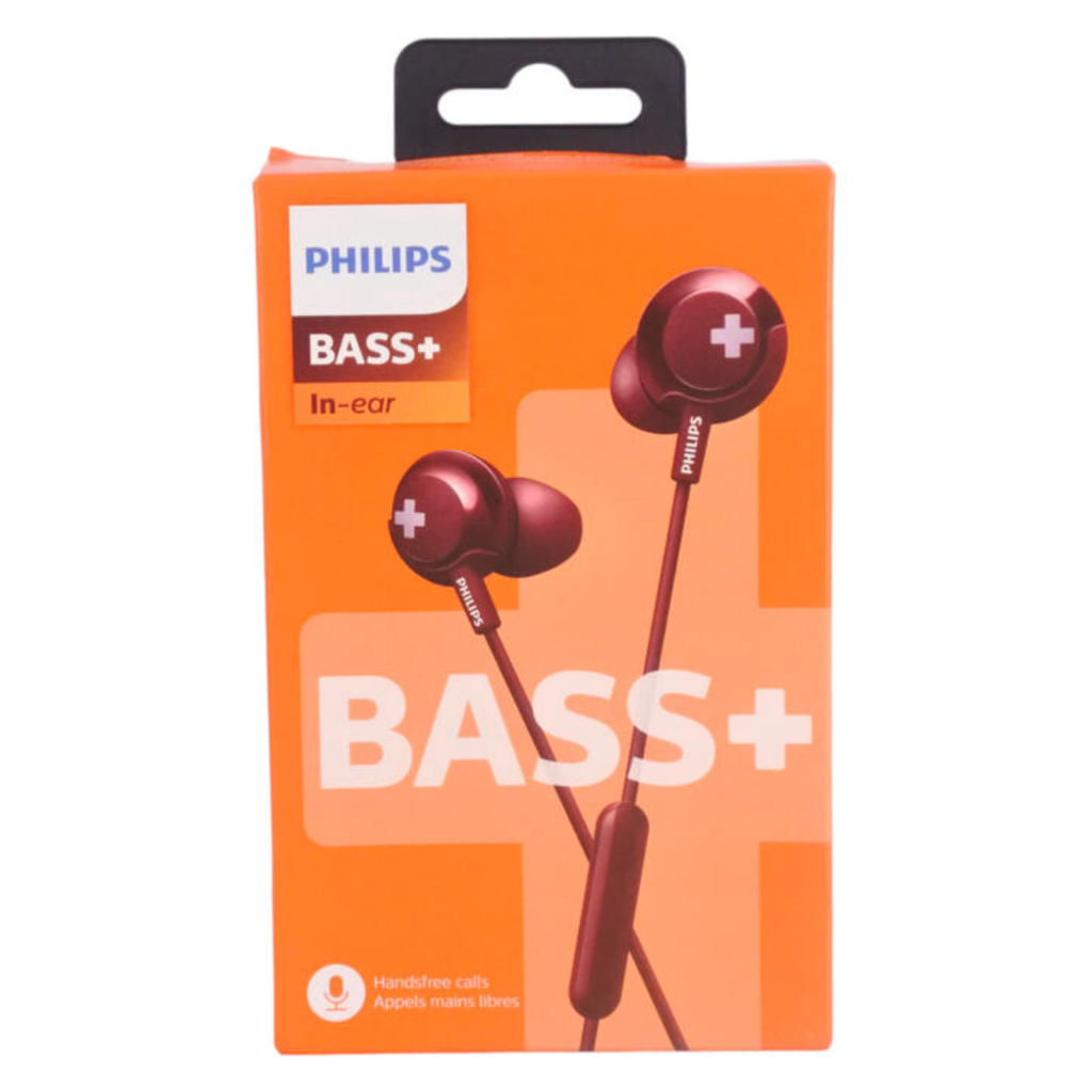 Philips BASS+ SHE4305 人體工學設計搭配橢圓形及斜角管入耳式耳機 3.5接頭 優惠商品 | 蝦皮購物