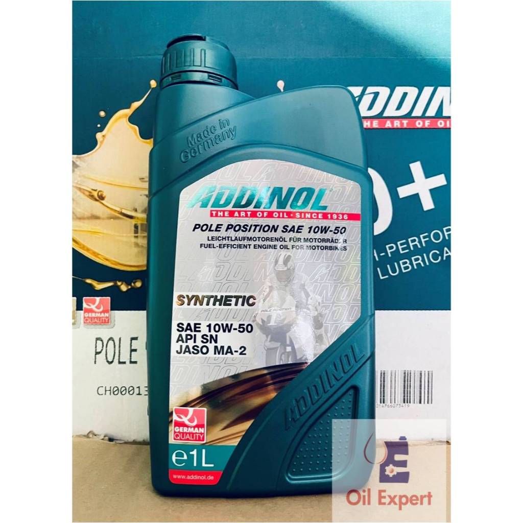 油品家 》ADDINOL POLE 4T 10w50 機車合成機油(附發票) | 蝦皮購物