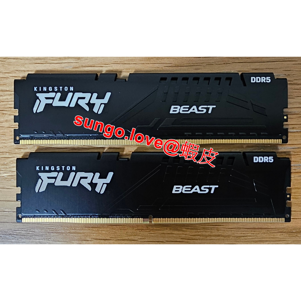 Kingston 金士頓 Fury 獸獵者 32GBx2 (64G) DDR5 6000 桌上型記憶體 | 蝦皮購物
