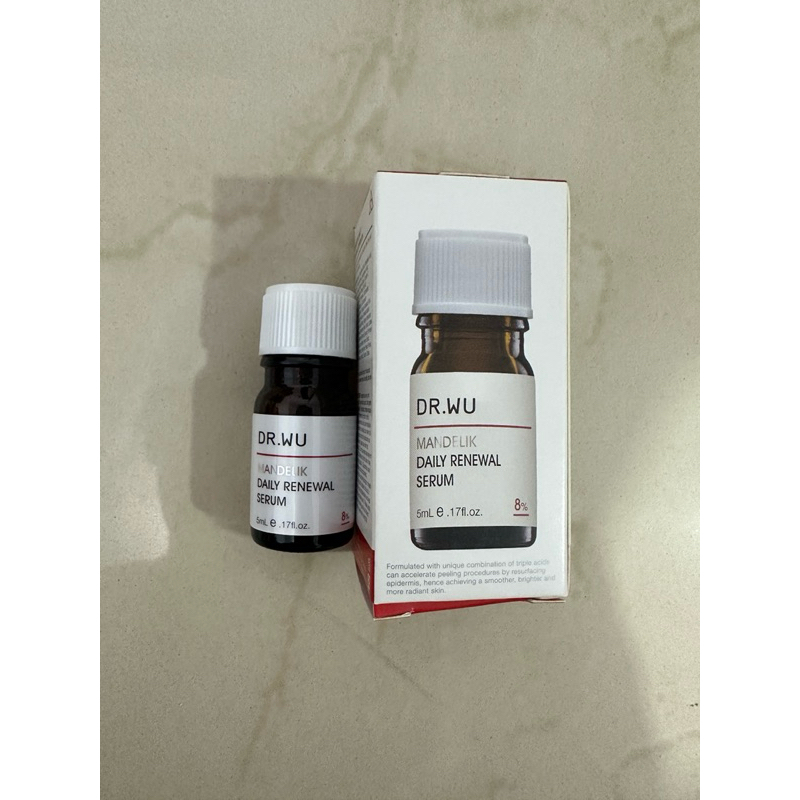 Dr.Wu 杏仁酸溫和煥膚精華8% 5ml | 蝦皮購物