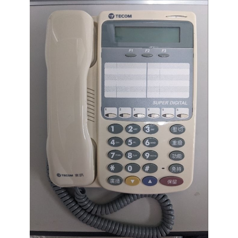 【顥瀚資訊】 (二手9.5新）東訊 TECOM 數位電話系統 SD-7706E | 蝦皮購物