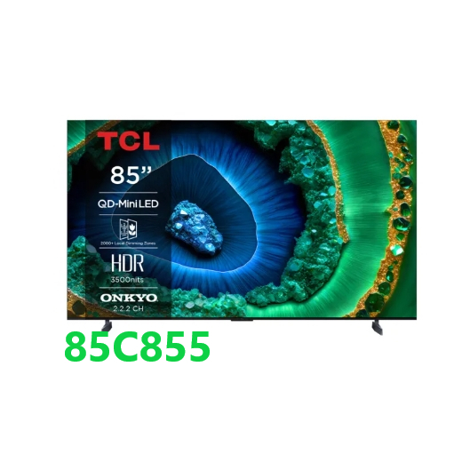 聊聊有特價 【TCL】85C855 85吋頂級QD-Mini LED Google TV | 蝦皮購物