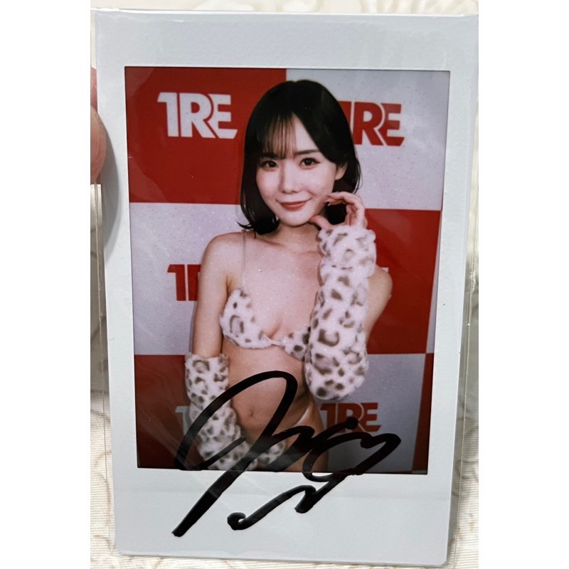 Miru みるみる 坂道みる 限量 拍立得 av女優 親筆簽名 白銀 2023 TRE 台北國際成人展 | 蝦皮購物