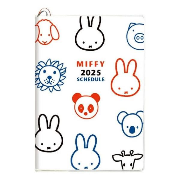 米飛兔 MIFFY 日本2025年行事曆(B6大厚本)~有週計畫四天一頁 | 蝦皮購物