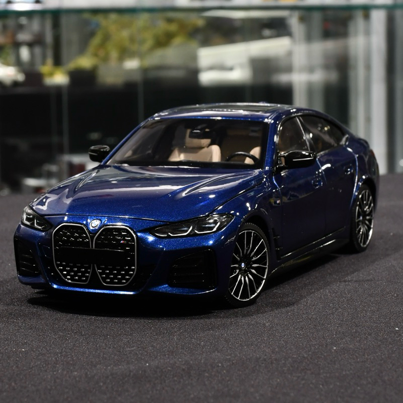 【台南現貨】全新 1/18 MINICHAMPS BMW i4 原廠授權模型車 合金材質 里歐模玩 | 蝦皮購物