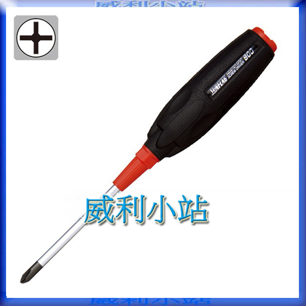 【威利小站】日本新龜 SUNFLAG 468.800 附磁起子/螺絲起子/十字/一字/膠柄起子/附溝槽 NO.800 | 蝦皮購物
