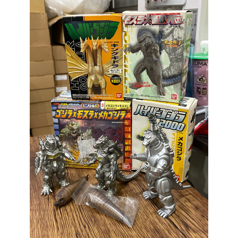 哥吉拉2003 東京SOS 摩斯拉 幼蟲 機械哥吉拉 哥吉拉 酷斯拉 3頭龍 基多拉 盒玩 | 蝦皮購物