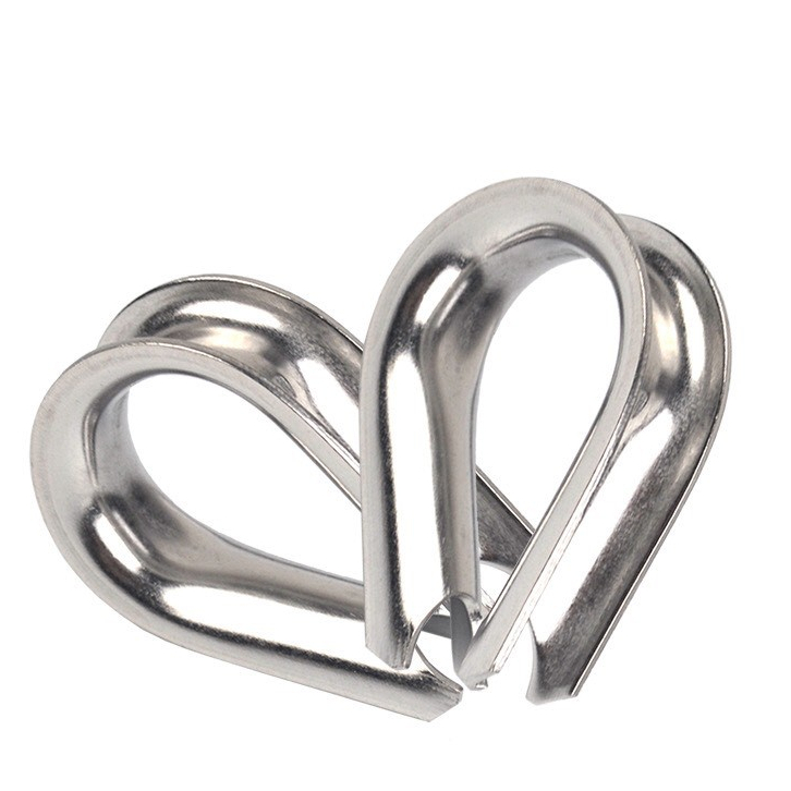 【susumy】 304毛眼環 大尺寸 毛眼圈 白鐵 鋁套 不鏽鋼索 鋼索夾 伸縮器 鋼索保護套 雞心環 | 蝦皮購物