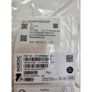 Nordic, nRF52832 - QFAA / RF系統單晶片 - SoC | 蝦皮購物