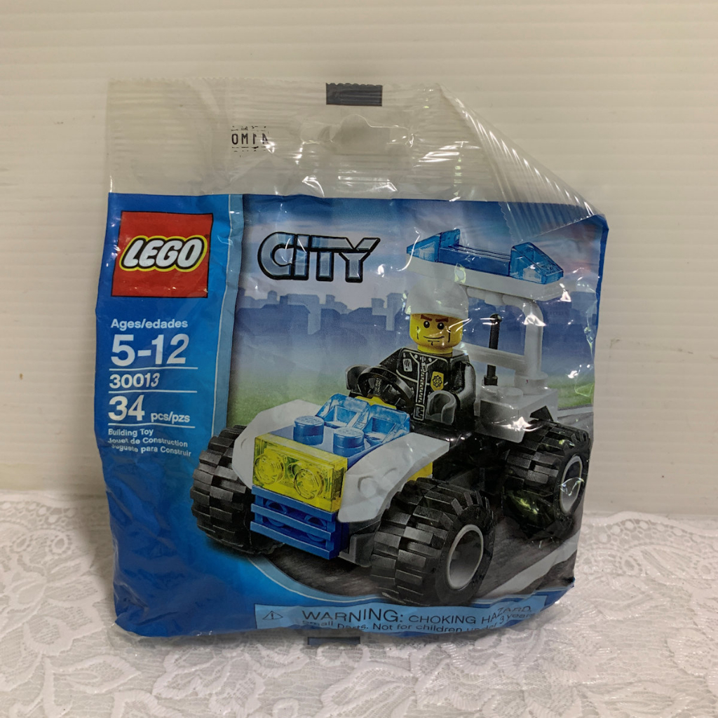 全新未拆現貨 LEGO Polybag 30013 City Police Buggy 警用越野車 (絕版) | 蝦皮購物