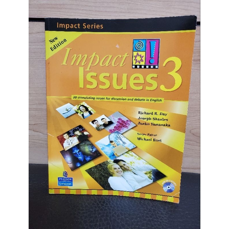 二手教科書／參考書 New edition Impact Issues 3附光碟 無劃記 | 蝦皮購物