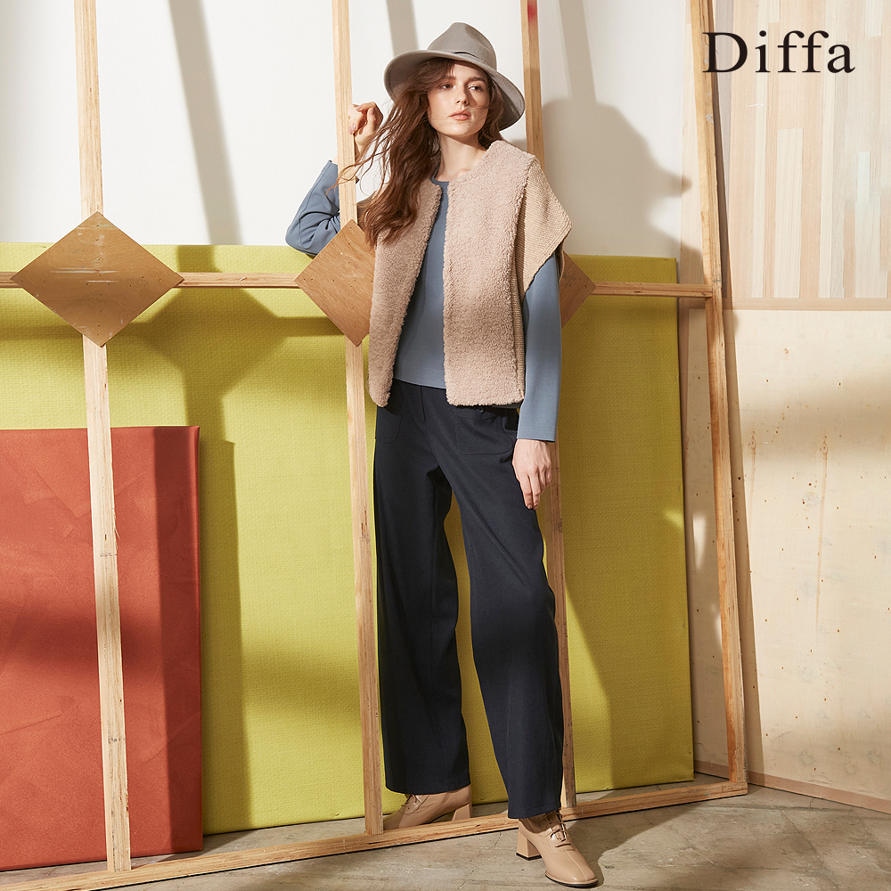 【Diffa】美型剪裁直筒長褲3868-1565 | 蝦皮購物