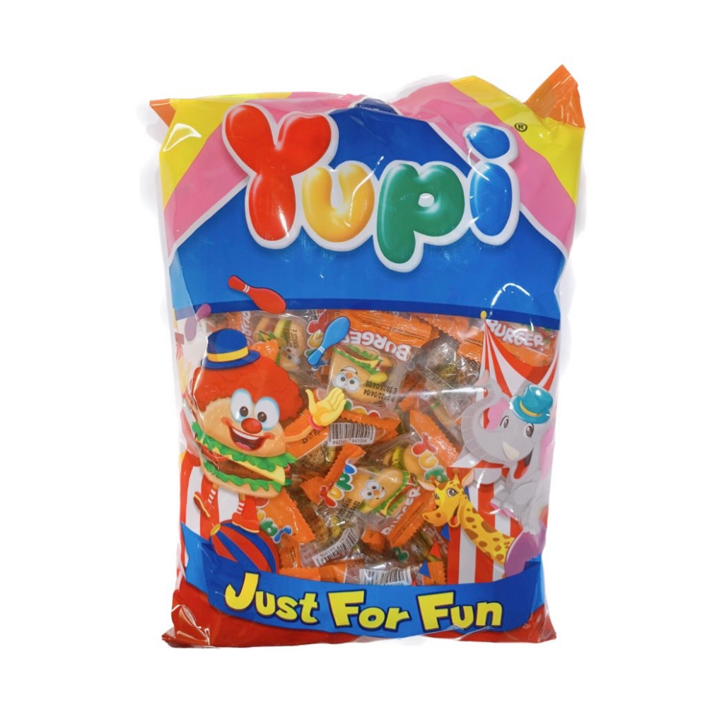 零食盒 § Yupi 呦皮 漢堡QQ軟糖 同樂會 萬聖節 小漢堡 造型軟糖 派對 獎勵軟糖 378g 包 | 蝦皮購物