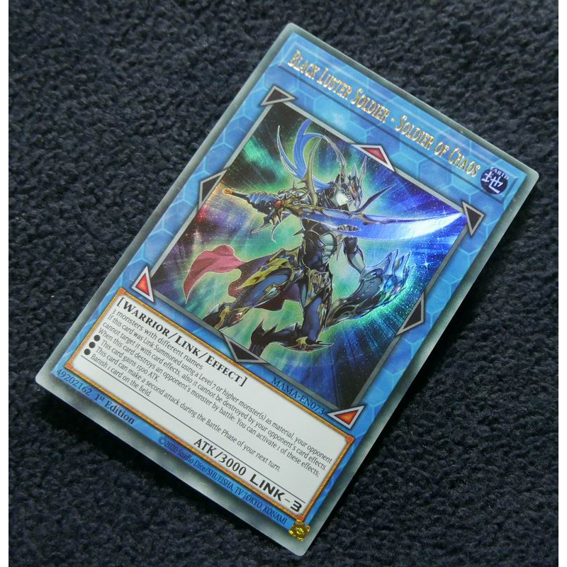 正版遊戲王 MAMA-EN073 美英1刷 金亮 混沌之戰士混沌士兵X1(M/NM)=LVP2-JP001 | 蝦皮購物