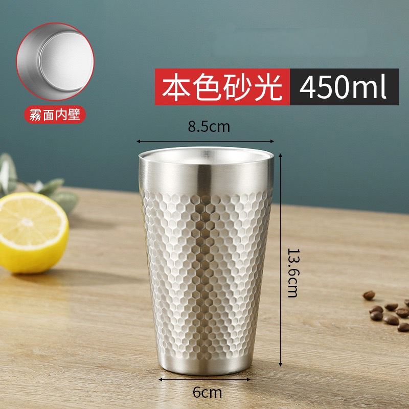 【304雙層不鏽鋼】雙層不鏽鋼杯 不鏽鋼雙層隔熱杯 不鏽鋼杯 不銹鋼杯 口杯 水杯 飲料杯 鋼杯 露營杯 冷飲杯 咖啡杯 | 蝦皮購物