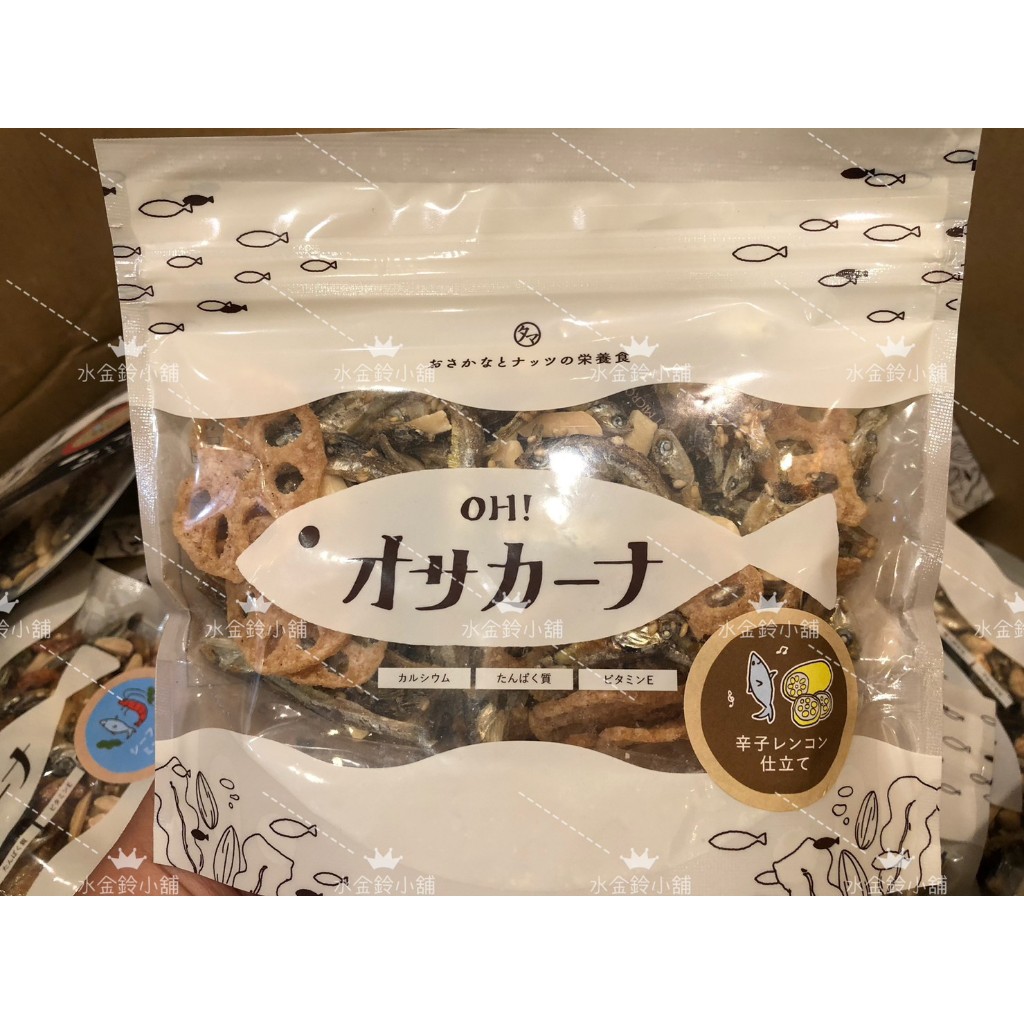 風森小舖 日本 OH! SAKANA 小魚乾 杏仁小魚乾 明太子 起司 蒜香 醬油 奶油 芥末 柿種 | 蝦皮購物