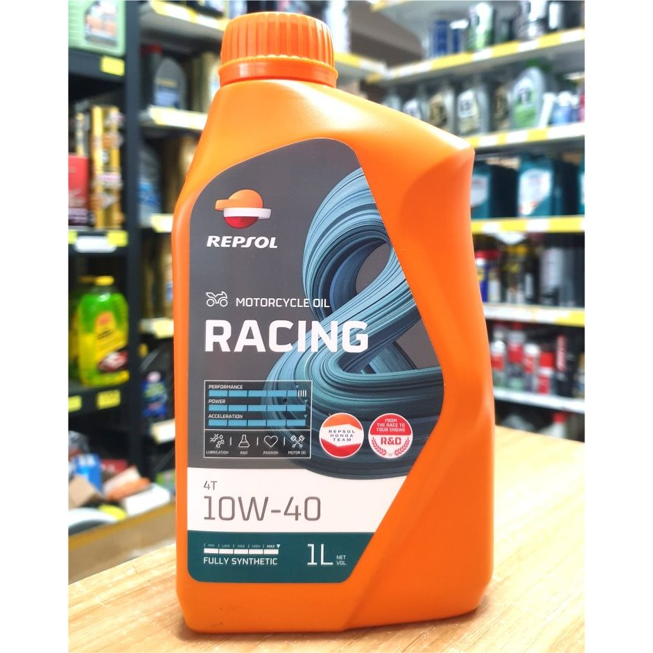 【買油網】Repsol 4T Racing 10w40 10w50 5w40 全合成 機油 機車 SN MA2 最新款 | 蝦皮購物