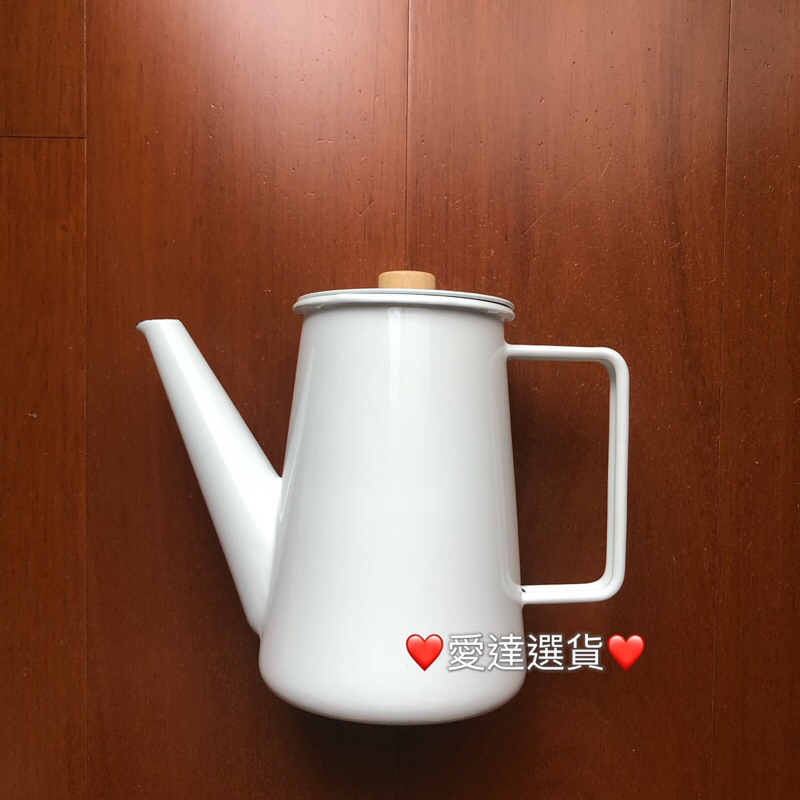 日本 kaico 琺瑯水壺 咖啡手沖壺 1.1L 日本製 小泉誠 非新品 1.1公升 白色手沖壺 | 蝦皮購物