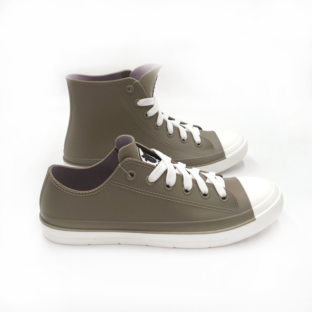 RongFei 出口日本精品仿帆布鞋質感女生雨鞋 雨靴 發票/台灣出貨 防水雨鞋 防水雨靴 防滑雨鞋 防滑雨靴 防水鞋 | 蝦皮購物