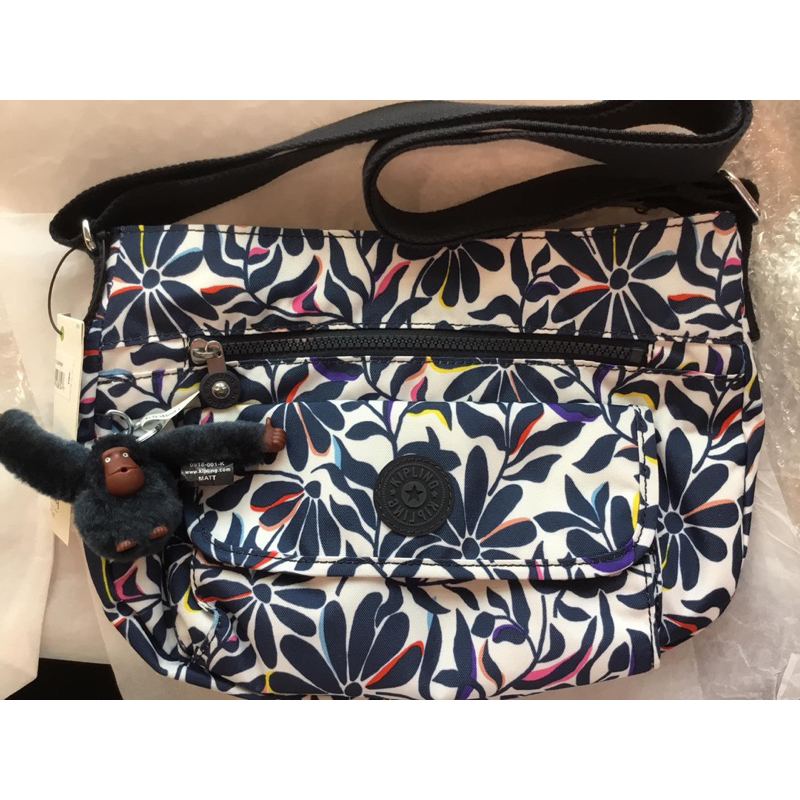 美國Kipling HB3820 Syro 中型盛開的花斜背包/單肩包/側背包/尼龍包 | 蝦皮購物