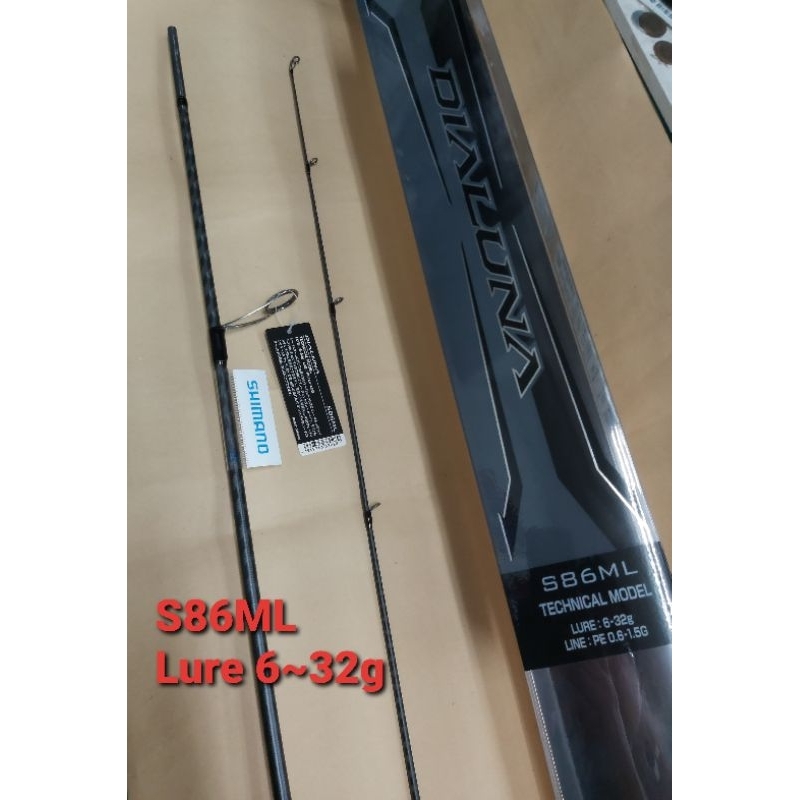 [特價] 19年 SHIMANO DIALUNA S86ML (海水路亞竿) 海綿握把 軟絲 微鐵 岸拋 小型天亞 | 蝦皮購物