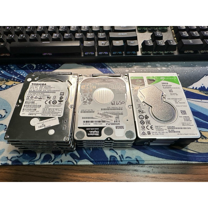 各式2.5吋7mm HDD 良品 500G/1TB保固90天 | 蝦皮購物
