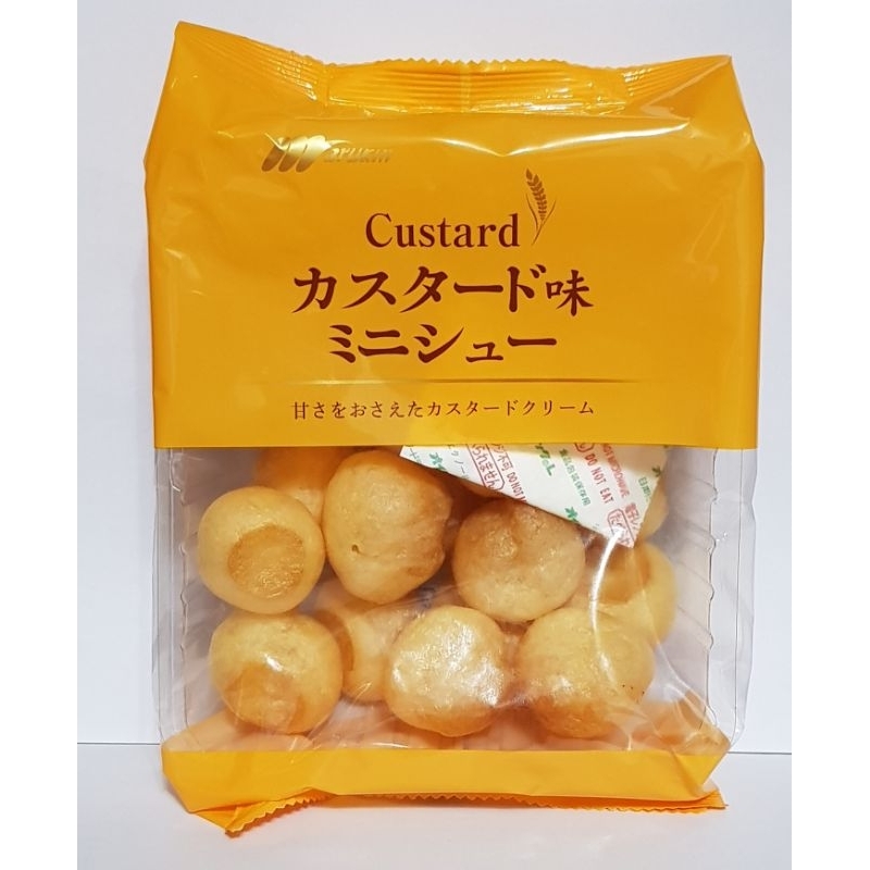 《超便宜》日本 Marukin 卡士達泡芙 63g | 蝦皮購物