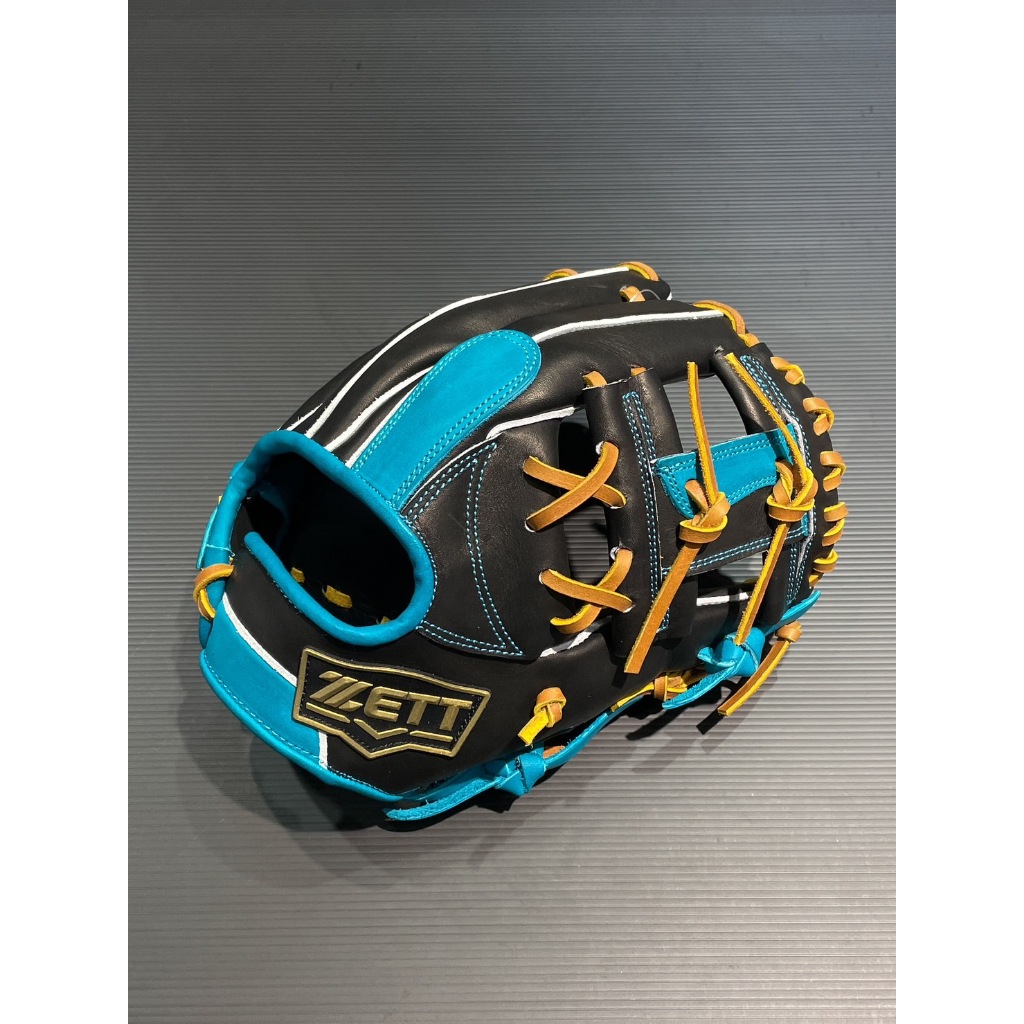 棒球世界ZETT SPECIAL ORDER 訂製款棒壘球手套特價內野工字檔11.5吋黑湖水綠配色今宮健太model | 蝦皮購物