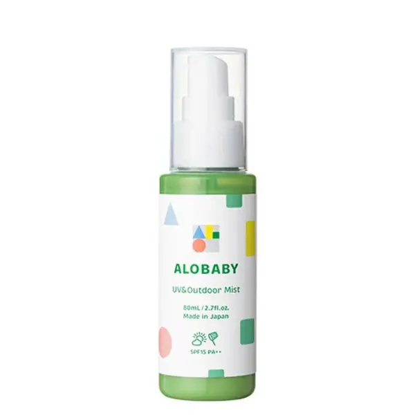 【草】ALOBABY 全能防曬水噴霧80mL 防曬+戶外防護 2in1、新包裝、保濕升級款、日本原裝 | 蝦皮購物