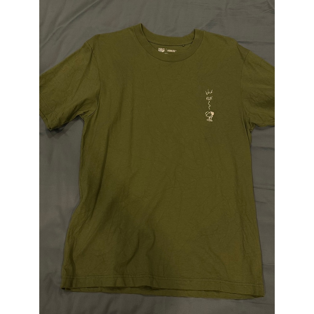 UNIQLO 上衣 T恤 UTGP 史努比 PEANUTS M號 男生 男性 二手衣 日本購買 | 蝦皮購物