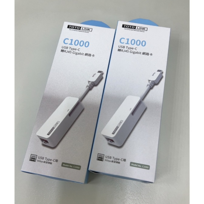 【公司貨/附發票】TOTO LINK C1000 USB Type-C 轉RJ45 Gigabit 網路卡 5Gbps高 | 蝦皮購物