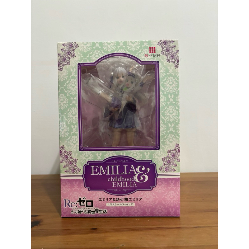 SEGA S-FIRE Re:從零開始的異世界生活 愛蜜莉雅＆童年愛蜜莉雅 1/7 要買要快 | 蝦皮購物