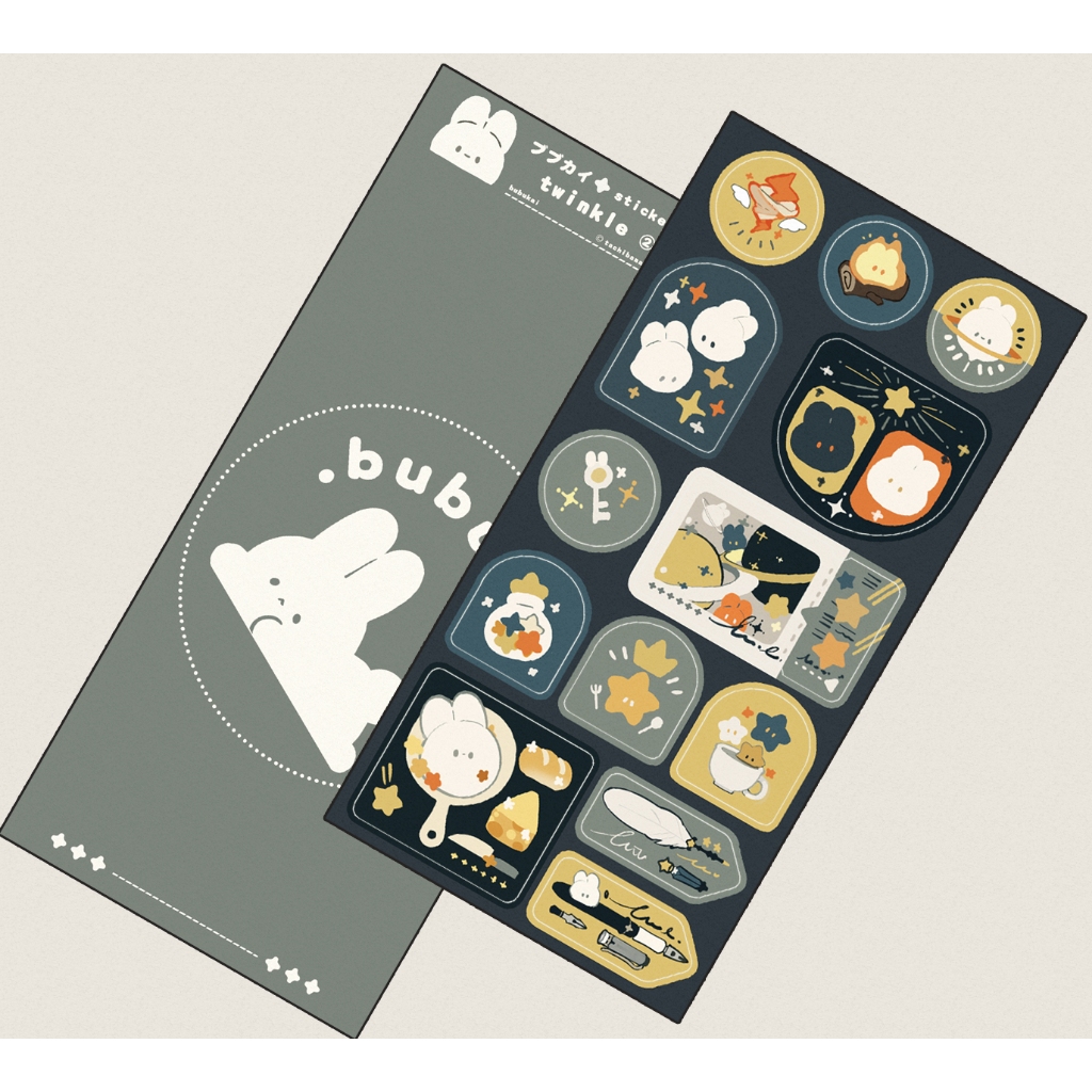 bubu-stickers／twinkle①＋② | 蝦皮購物