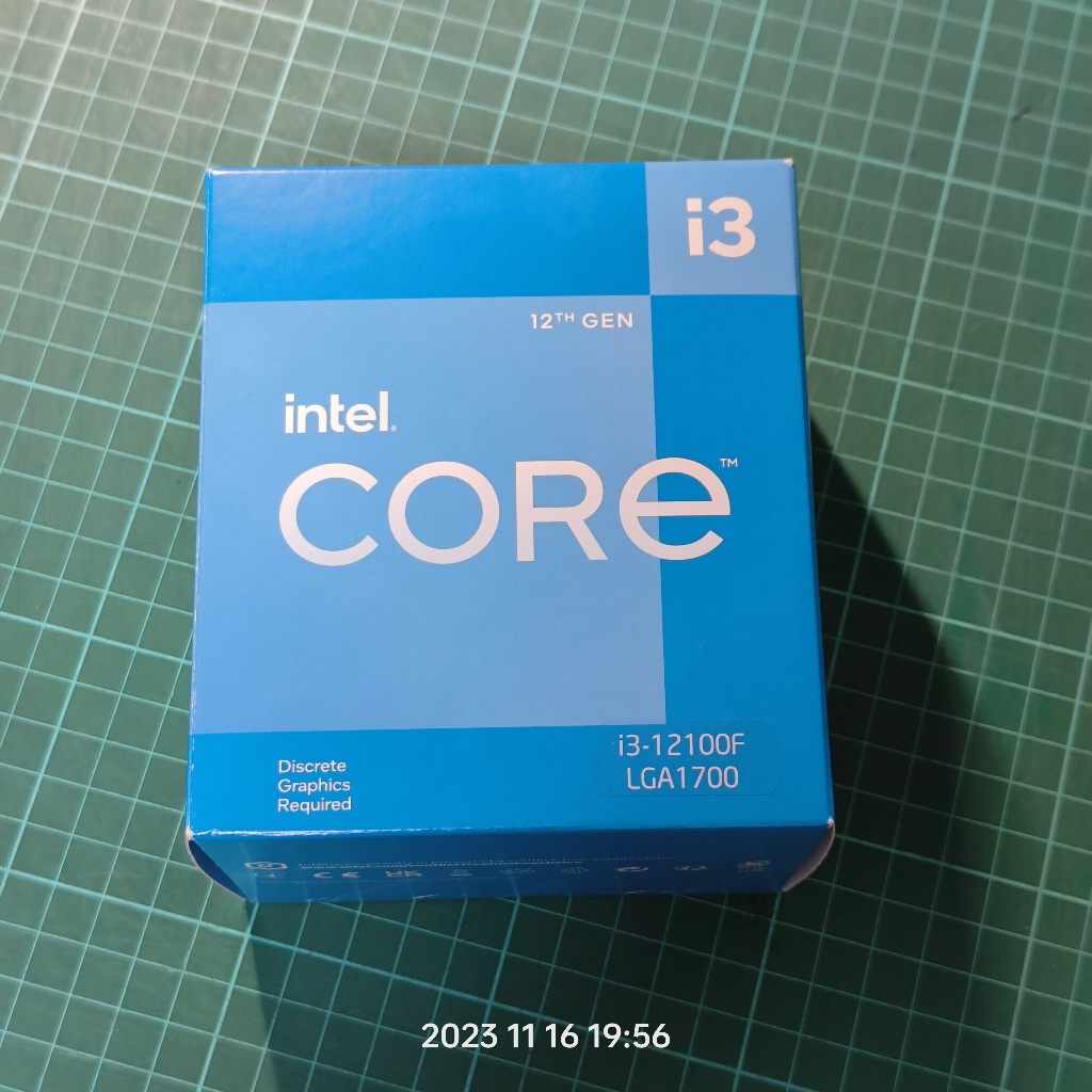 買家預訂中! 非約定勿下標! Intel 第12代 Core i3-12100F 4核8緒 處理器 無內顯二手 | 蝦皮購物