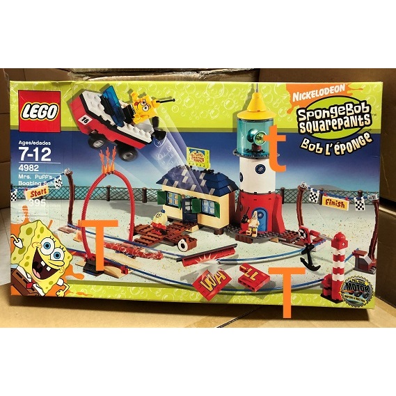 LEGO 樂高 4982 Mrs. Puff's Boating School 海綿寶寶系列 | 蝦皮購物