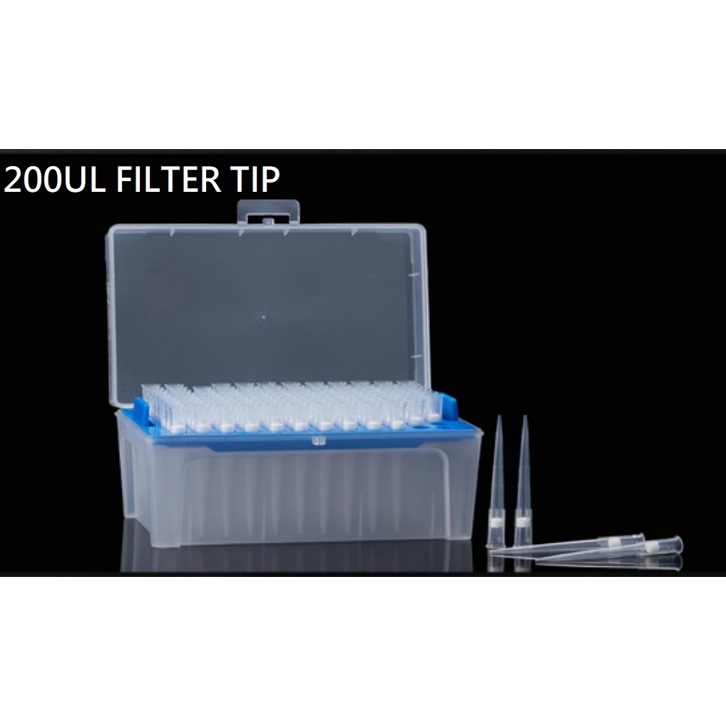 [1箱10盒] 200ul過濾式吸管尖 過濾式吸管尖 200ul Filter tip 濾式管管尖 適合各品牌微量分注器 | 蝦皮購物